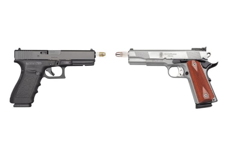 10mm vs 45 ACP [2026 ] Which is better? : Gun University