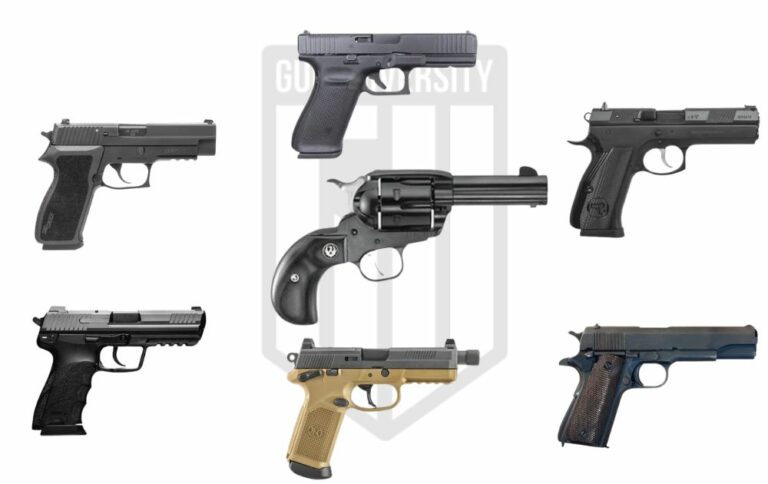 7 Best 45 ACP Pistols in 2025 : Updated!